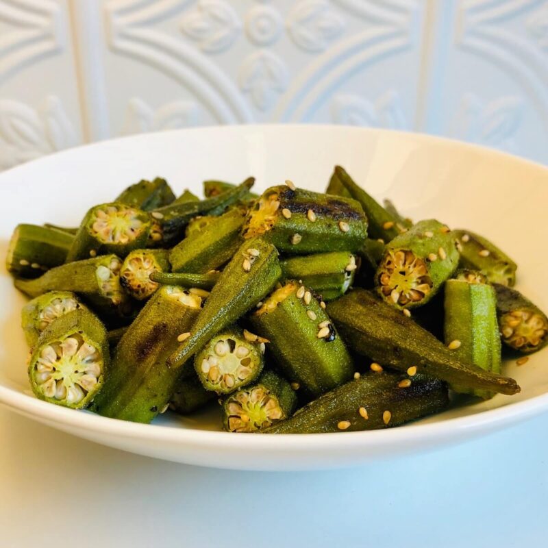 Oven Roasted Okra A Sweet Alternative