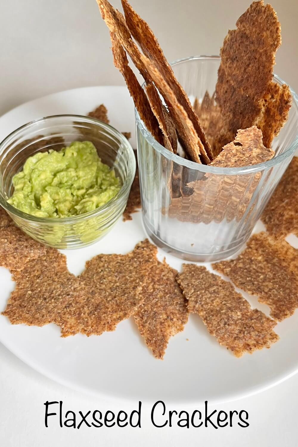 Crispy Homemade Vegan Flaxseed Crackers - A Sweet Alternative