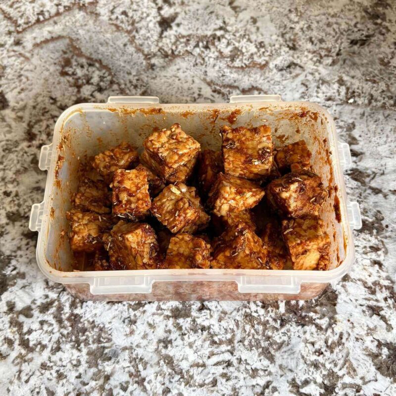 Marinated Baked Tempeh (An Easy Vegan Dinner Recipe) - A Sweet Alternative