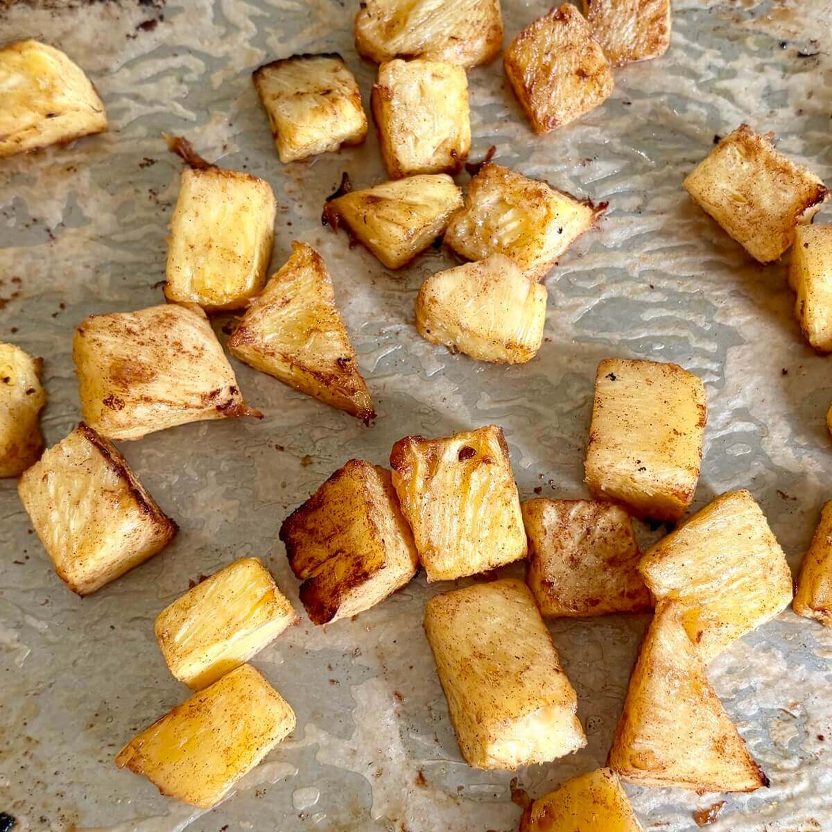 Spiced Oven-Roasted Pineapple - A Sweet Alternative