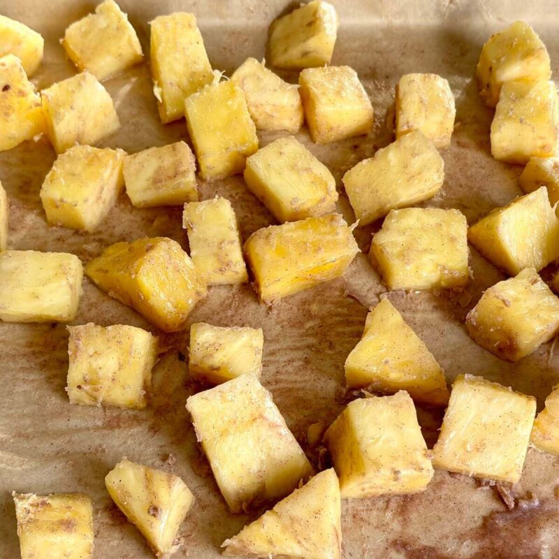 Spiced Oven-Roasted Pineapple - A Sweet Alternative