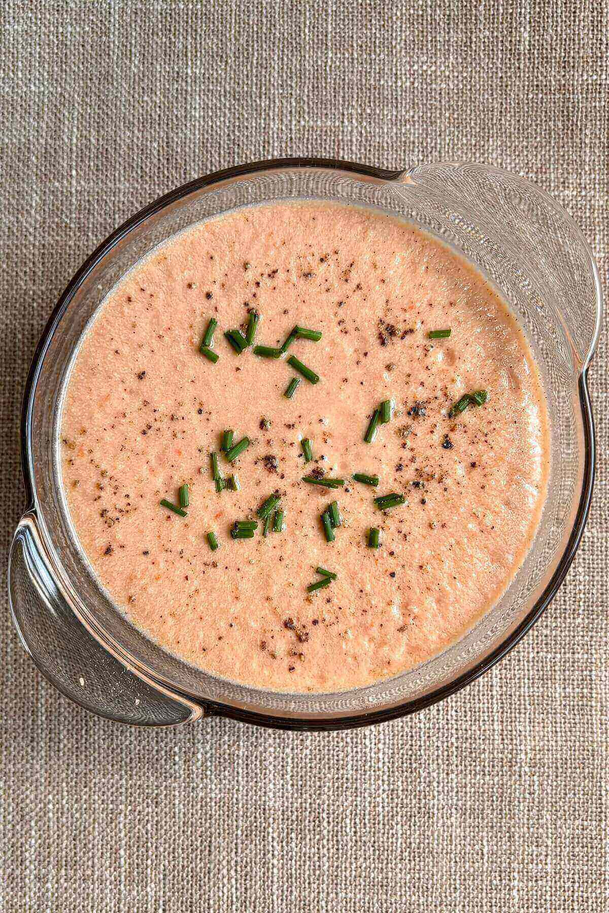 Creamy Raw Vegan Soup - A Sweet Alternative